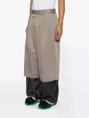 Kolor Double Layer Tailored Trousers
