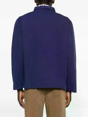 USKEES Chest-pocket Shirt Jacket - Blue