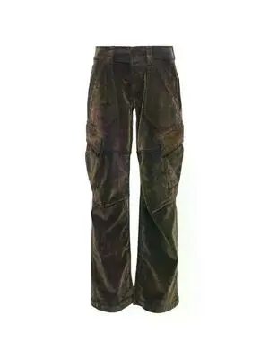 Vaquera Flocked-effect Straight-leg Jeans