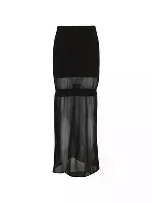 Hache Layered Maxi Skirt