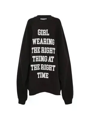 Vaquera Slogan-print Sweatshirt