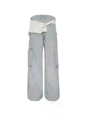 Hache Layered Tie-detail Trousers