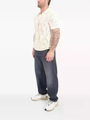 Nn07 Ryan Floral Open T-shirt