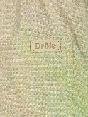 Drole De Monsieur Elasticated Cotton Trousers