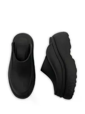 Marc Jacobs X Melissa Logo-embossed Mules - Black