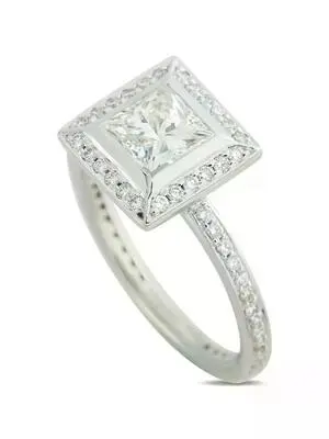 LB EXCLUSIVE Platinum Diamond Ring - Silver