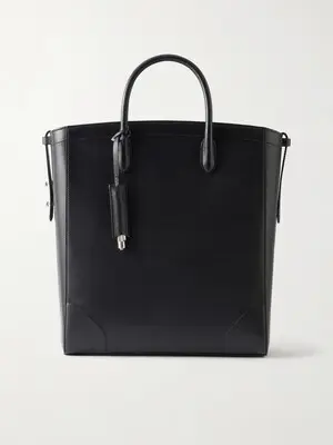 Dunhill Century 33 Patina-leather Tote Bag - Black