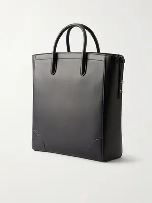Dunhill Century 33 Patina-leather Tote Bag - Black