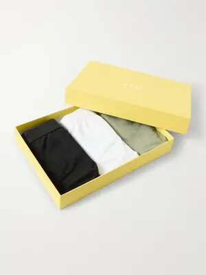 CDLP Three-pack Stretch-lyocell Boxer Briefs