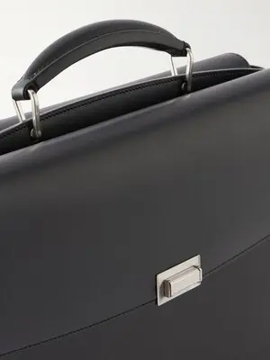 Dunhill Alfred 40 Patina-leather Briefcase