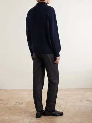 UMIT BENAN Francis Cashmere Polo Sweater