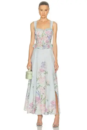 Charo Ruiz Ibiza Floret Top - Blue Botanic