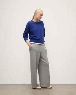 Johnstons Of Elgin Cashmere Lounge Trousers - Grey