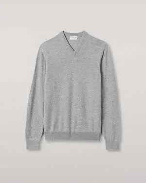 Johnstons Of Elgin Rory Classic Cashmere V-neck Jumper