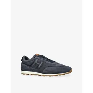 Hogan H699 Suede Trainers - Navy