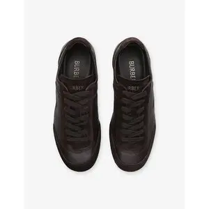 Burberry Knight Runner Leather Trainers - Black