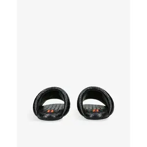 SIMONMILLER Woven Leather Sliders - Black