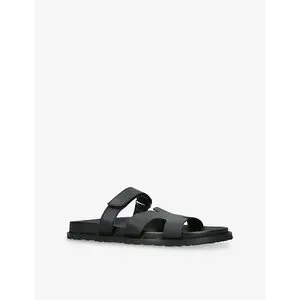 Steve Madden Leather Sandals - Black