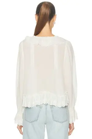 LoveShackFancy Avee Top