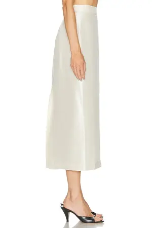 HEIRLOME Irene Silk Skirt - Ivory