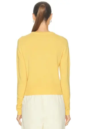Jenni Kayne Cashmere Leni Crewneck Sweater - Golden