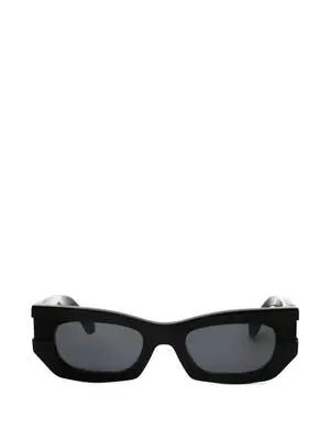 Off-White Belleville Rectangle-frame Sunglasses - Black