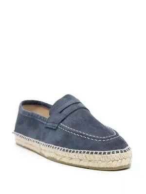 Manebí Hamptons Suede Espadrilles - Blue