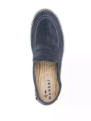 Manebí Hamptons Suede Espadrilles - Blue