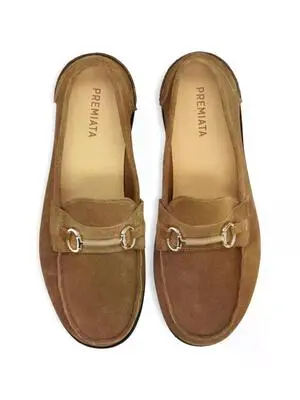 Premiata Suede Horsebit Loafers