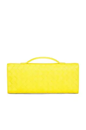 Bottega Veneta Andiamo Clutch - Daffodil & Muse Brass