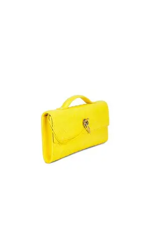 Bottega Veneta Andiamo Clutch - Daffodil & Muse Brass
