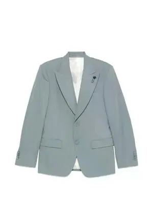 LARDINI Peaked-lapels Blazer - Blue