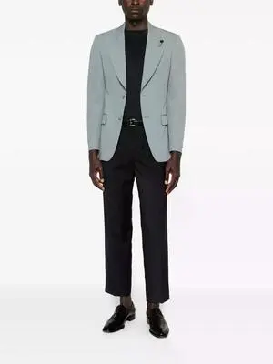 LARDINI Peaked-lapels Blazer - Blue