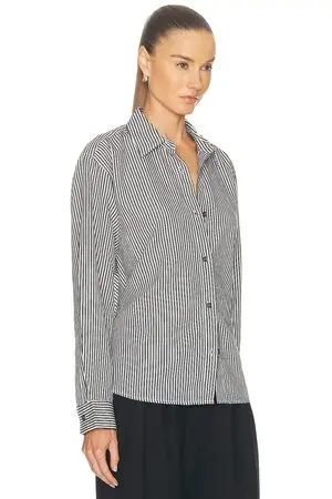 AGOLDE Theo Shirt - Solene Stripe