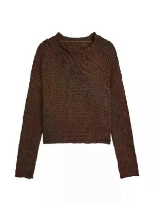 Free People Knitted Crew Neck Jumper