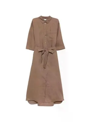 Max Mara Belted Midi Dress