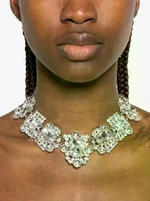 SELF-PORTRAIT Cluster Crystal Necklace