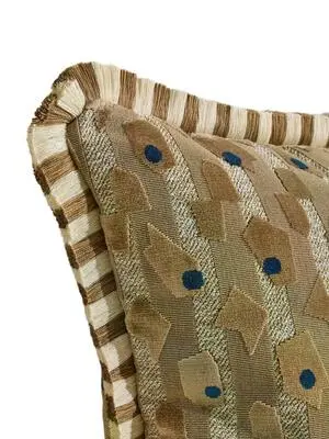 SOHO HOME Jeremiah Geometric-pattern Cushion - Neutrals