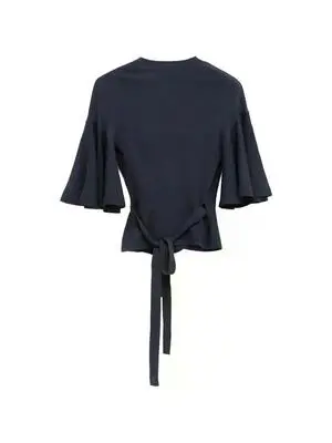 Jacquemus Paysan Wrap Top - Blue