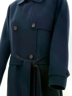 Max Mara Wool Belted Double-breasted Coat