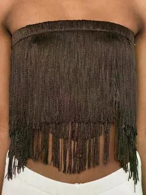 BLESS Dara Fringe Detail Cotton Top