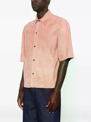SALVATORE SANTORO Button Suede Shirt