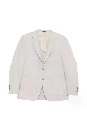 Canali Chest-pocket Blazer - Neutrals