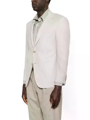 Canali Chest-pocket Blazer - Neutrals