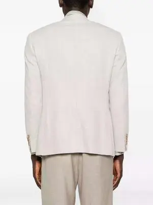 Canali Chest-pocket Blazer - Neutrals