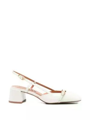 BIBI LOU Buckle-fastening Slingback Sandals - White