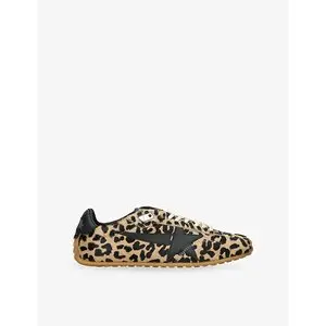 GOLDEN GOOSE Marathon Speed 55671 Exclusive Pony Hair-leather Trainers - Dk.brn Com