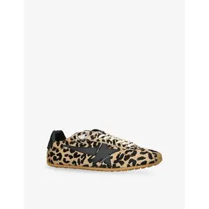 GOLDEN GOOSE Marathon Speed 55671 Exclusive Pony Hair-leather Trainers - Dk.brn Com