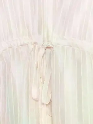 THELATEST Striped Dalida Blouse - Neutrals