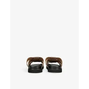 Steve Madden Ankara Suede Sandals - Tan